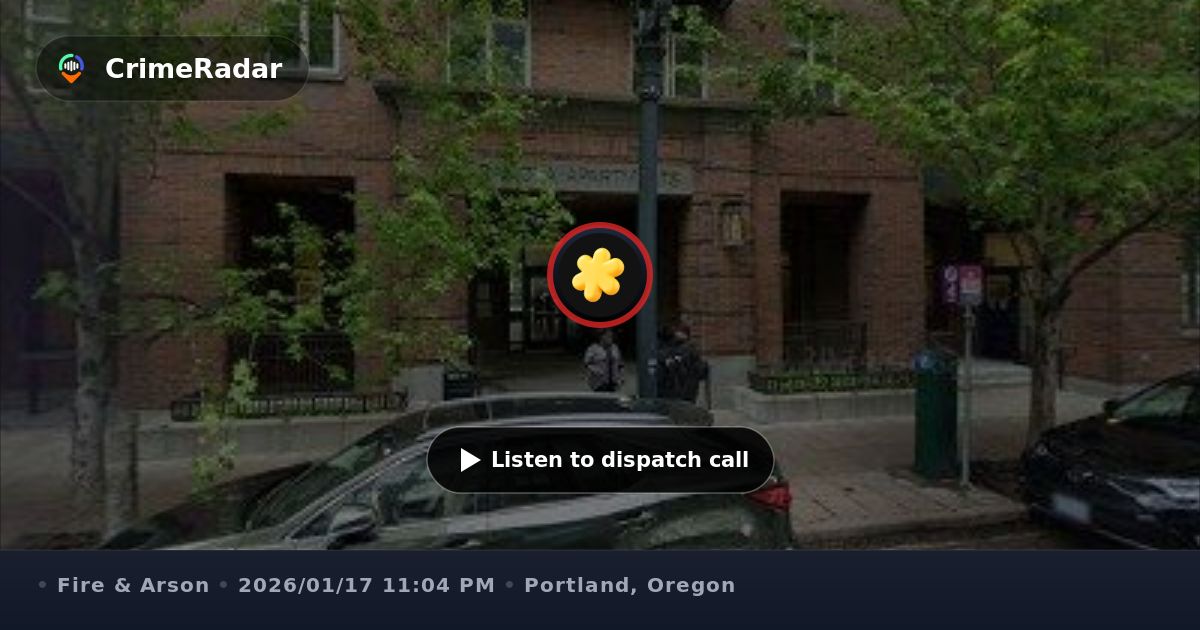 Apparent fire alarm at Ramona Apartments, Portland OR | CrimeRadar