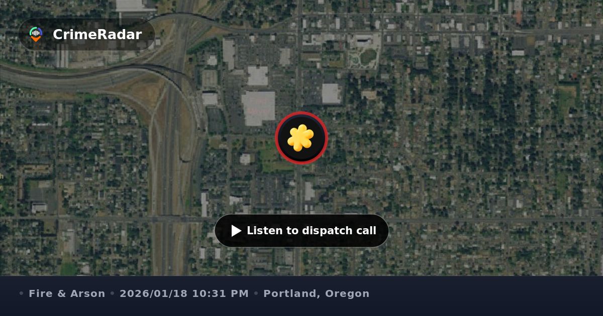 Possible dumpster fire near Northeast Hoyt St, Portland OR | CrimeRadar