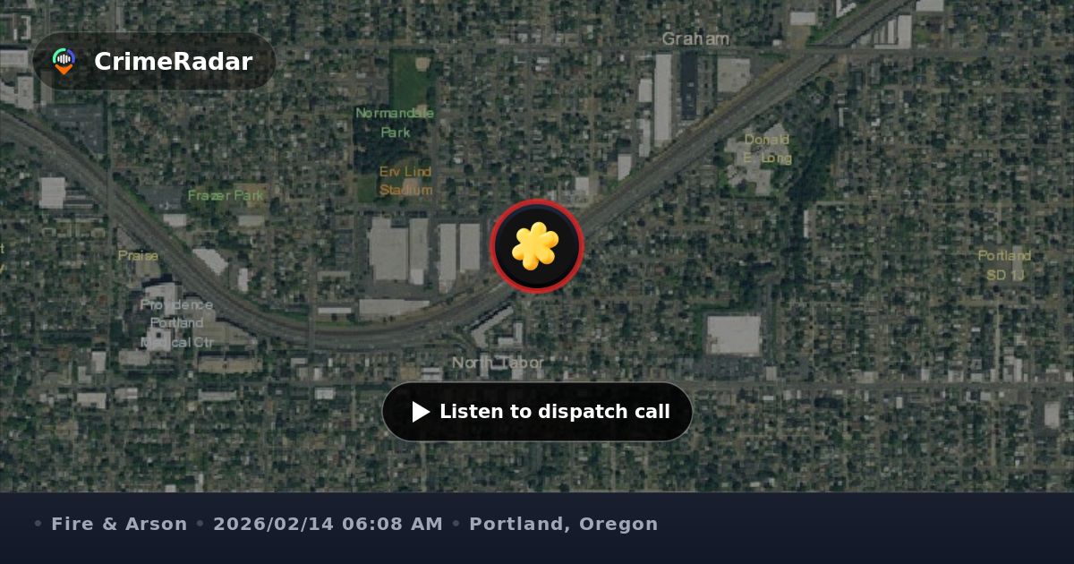Unattended sidewalk fire at Shell gas station, Portland OR | CrimeRadar