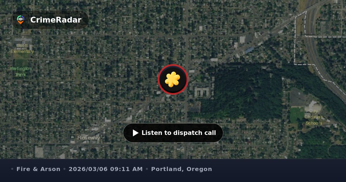 Reported natural gas odor at FedEx building, Portland OR | CrimeRadar