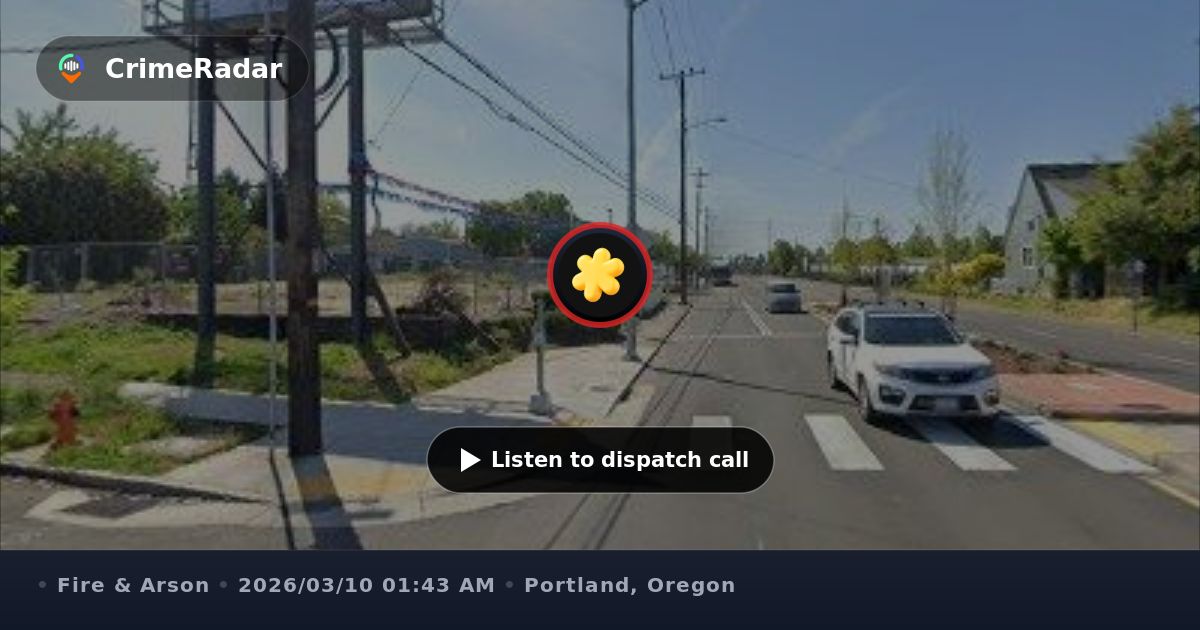 Small fire reported on sidewalk near auto shop, Portland OR | CrimeRadar