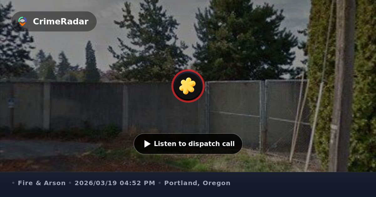 Bush fire beside southbound I-5 near Bryant Street, Portland OR ...