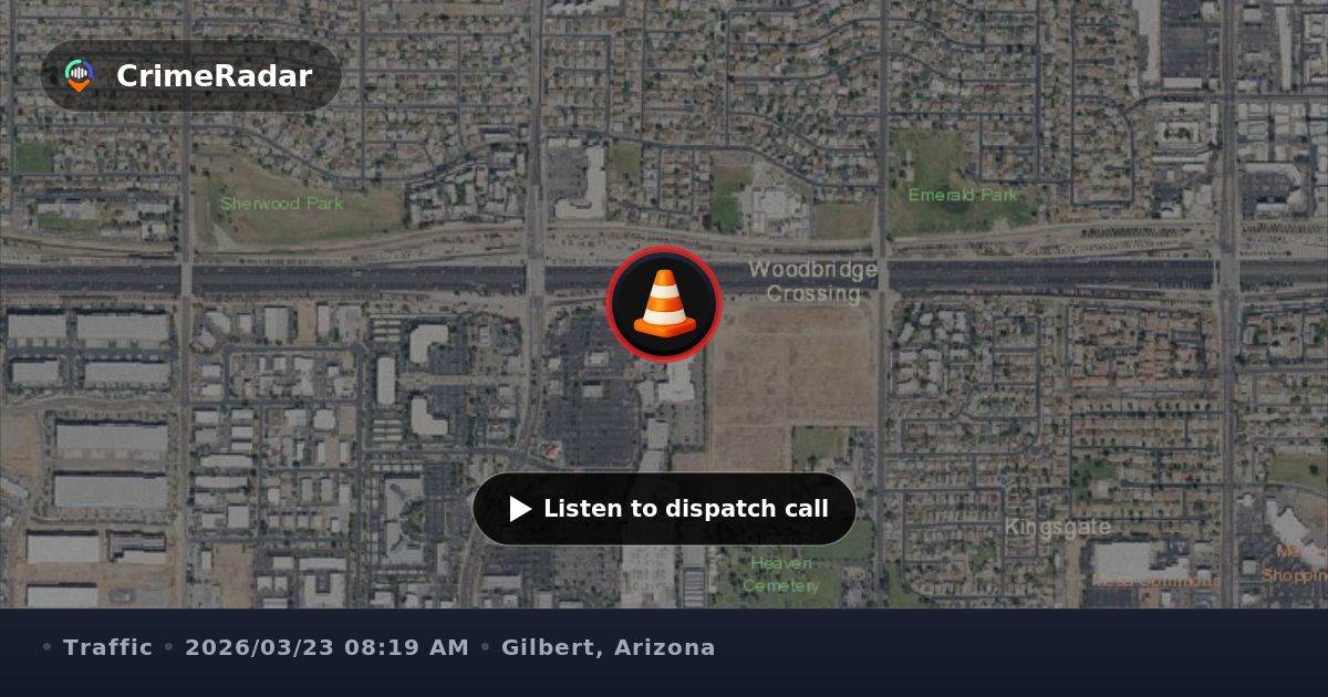 Traffic stop at Walmart parking lot in Gilbert, Gilbert AZ | CrimeRadar