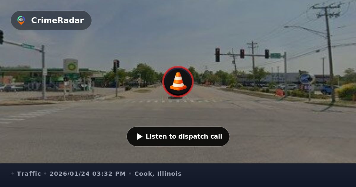 Vehicle faces wrong way after crash near Dundee Rd, Cook County IL ...