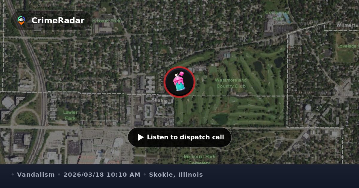 Patient escapes ambulance after breaking window, Skokie IL | CrimeRadar