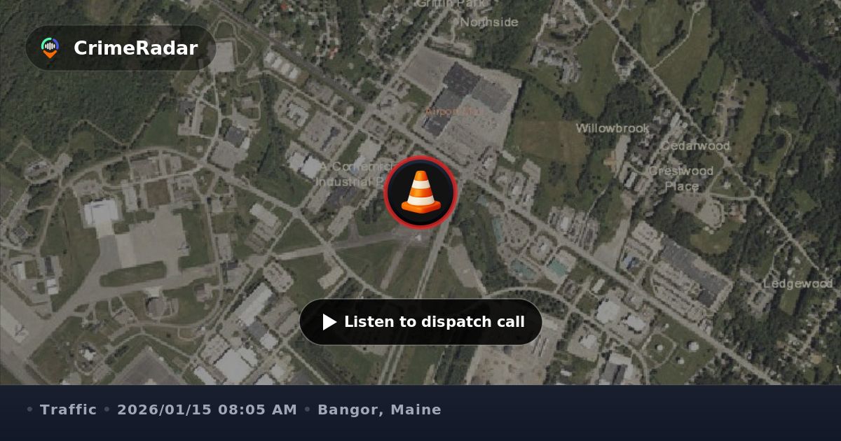 Crash near Godfrey Blvd injures one, Bangor ME | CrimeRadar