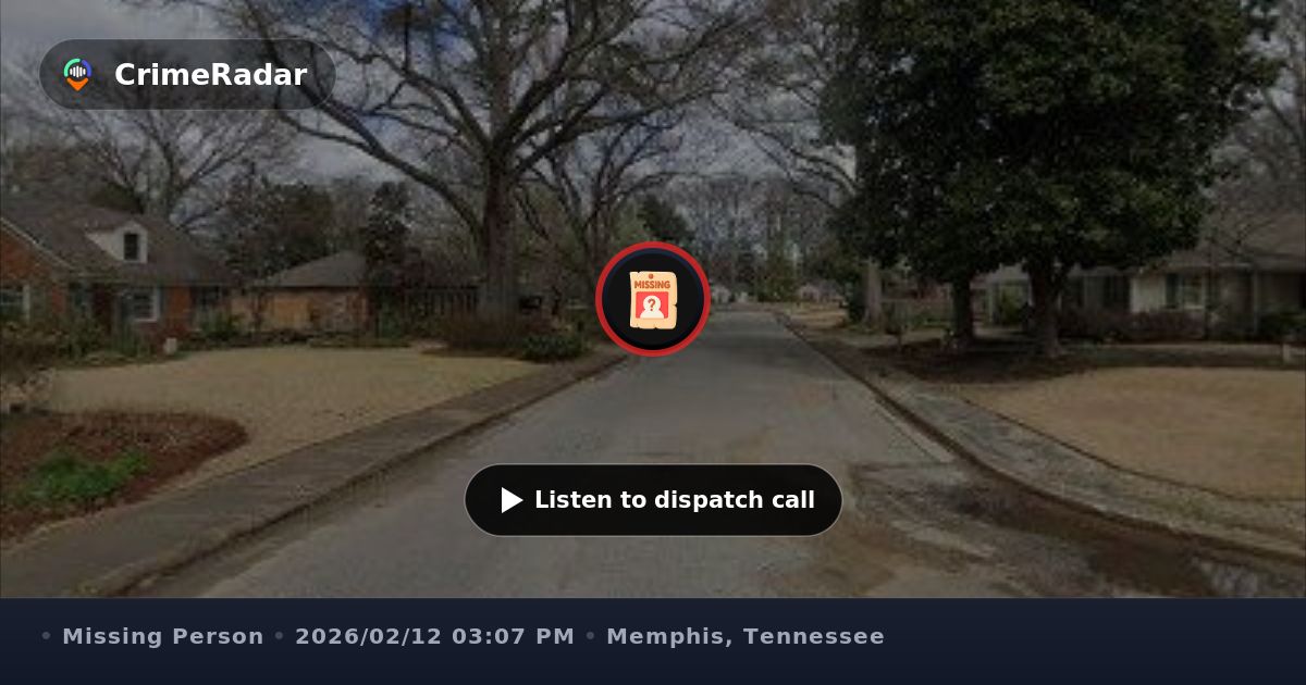 Runaway 16-year-old reported on Laverne Avenue, Memphis TN | CrimeRadar