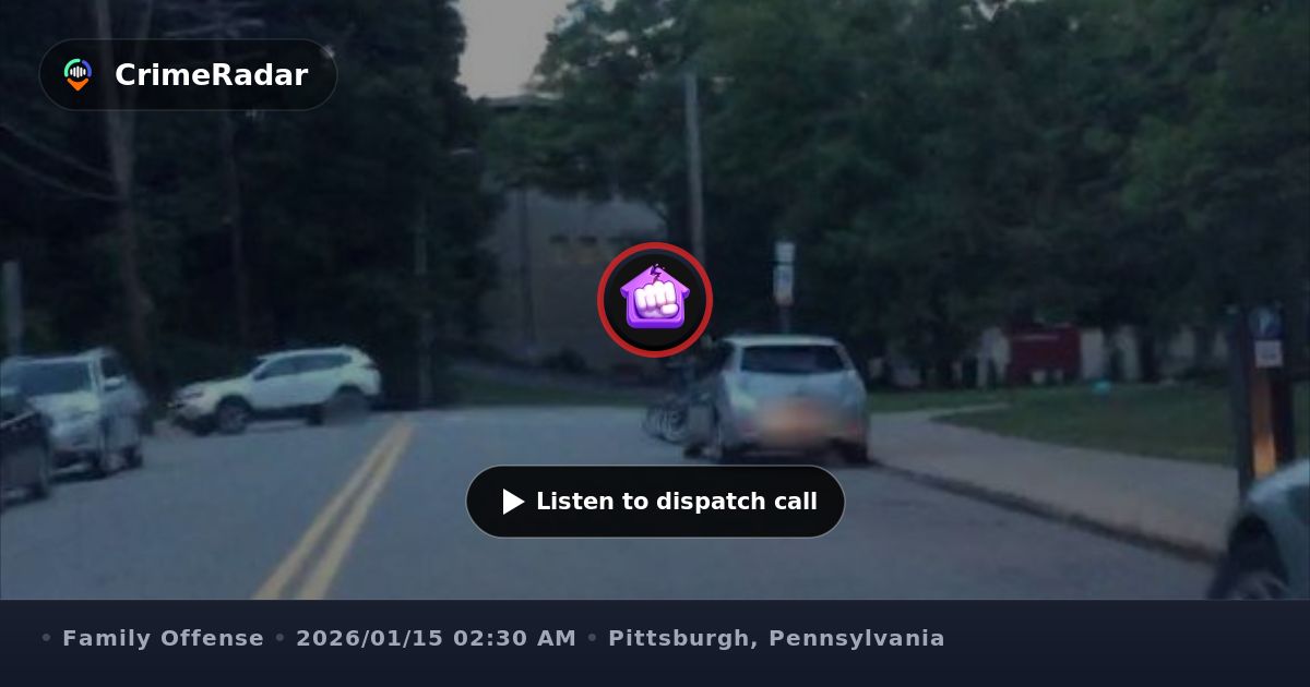 Possible runaway incident near Margaret St, Pittsburgh PA | CrimeRadar