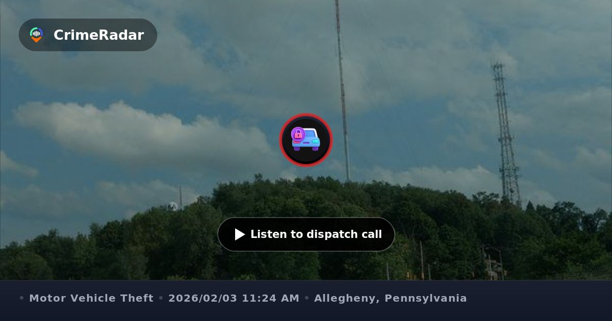 Deputies check possible stolen car near Nelson Run Rd, Allegheny County ...