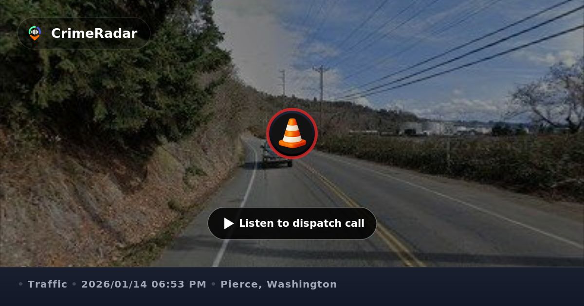 Single-vehicle rollover on State Route 509, Pierce County WA | CrimeRadar