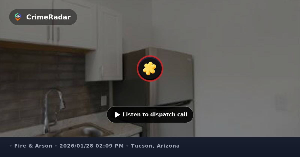 Possible structure fire near East Prince Rd, Tucson AZ | CrimeRadar