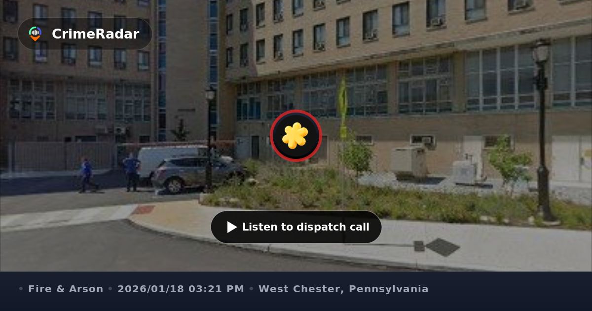 Fire alarm malfunction at Tyson Hall, West Chester PA | CrimeRadar