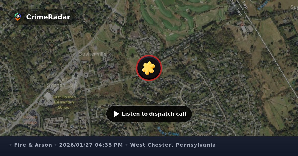 Automatic fire alarm at senior facility on Boot Rd, West Chester PA ...