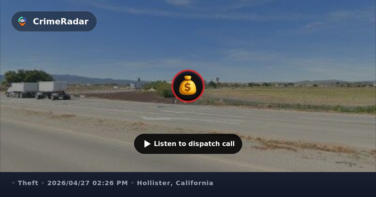 Suspect flees after alleged bicycle theft, Hollister CA | CrimeRadar