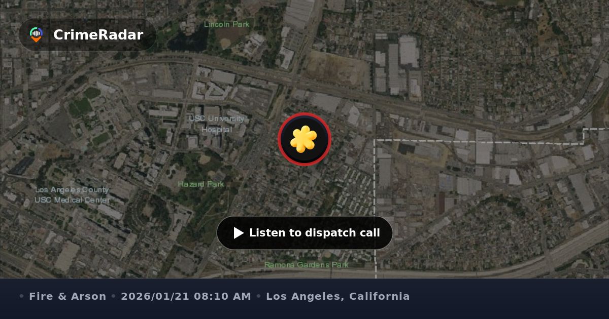 Small fire reported along San Bernardino Freeway, Los Angeles CA ...