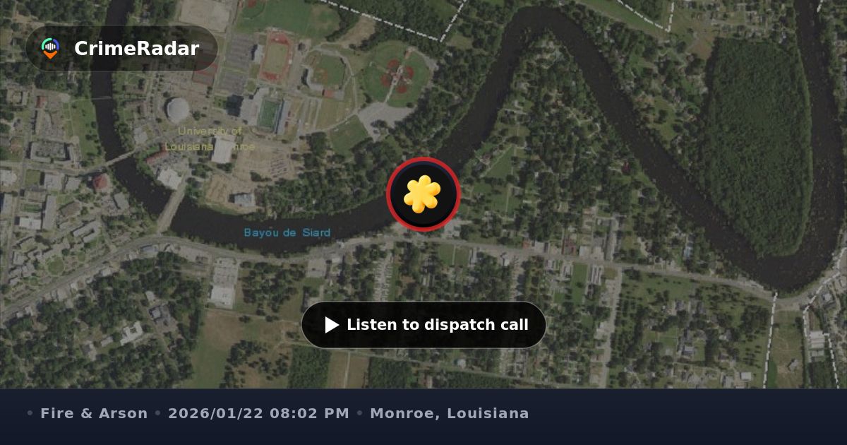 Fire crews respond to carbon monoxide alarm on Englewood Dr, Monroe LA ...