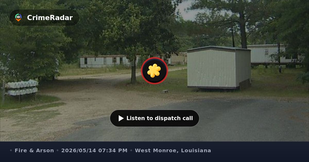 Reports of loud rumbling noise near pipeline, West Monroe LA | CrimeRadar