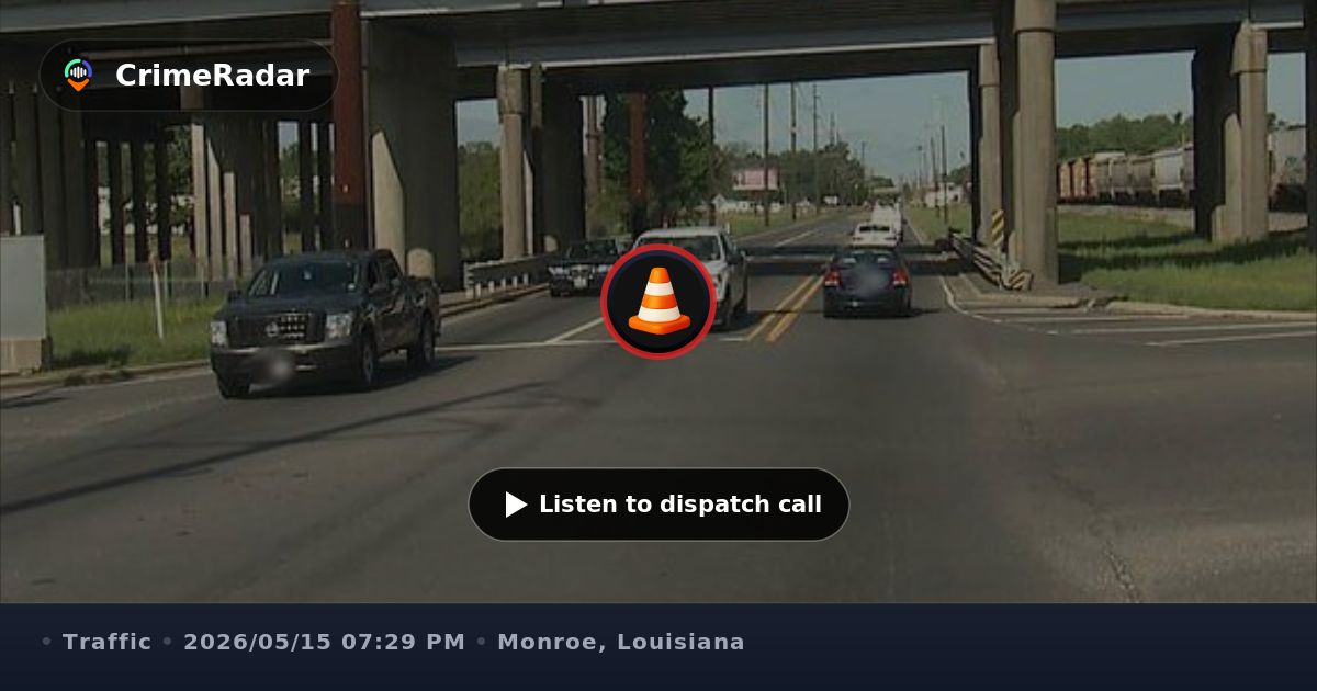 Multiple vehicles stopped near Highway 80, Monroe LA | CrimeRadar