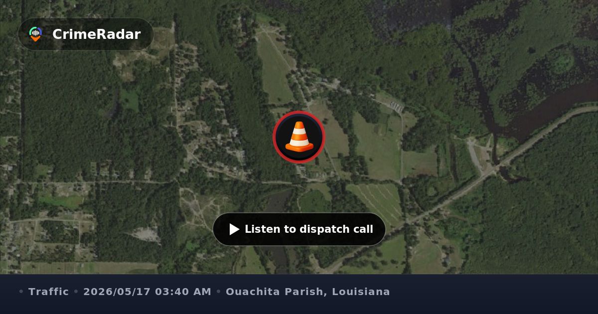 Car found in ditch after crash on Highway 3033, Ouachita Parish LA ...