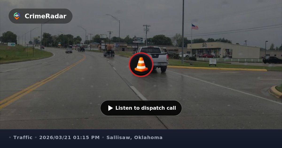 Dump truck trailer stopped for missing license plates, Sallisaw OK ...
