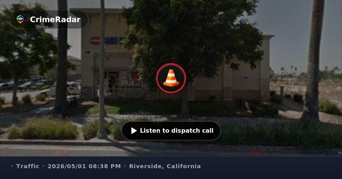 SUV crashes into building on University Avenue, Riverside CA | CrimeRadar