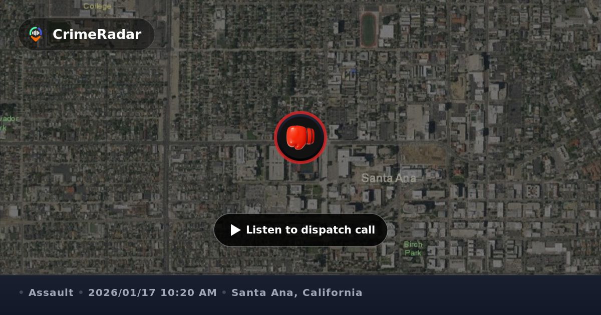 Units respond to possible assault at police station, Santa Ana CA ...