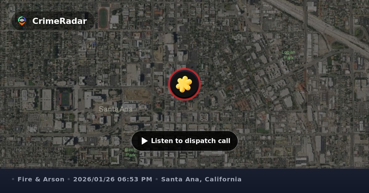 Fire units respond to alarm at Transit Tower, Santa Ana CA | CrimeRadar