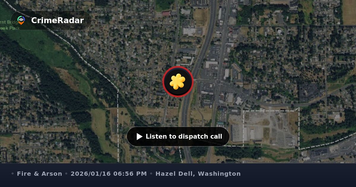 Fire crews check report of outdoor blaze near Alki Rd, Hazel Dell WA ...