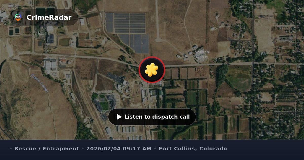 Fire crews respond to elevator rescue near Laporte Ave, Fort Collins CO ...
