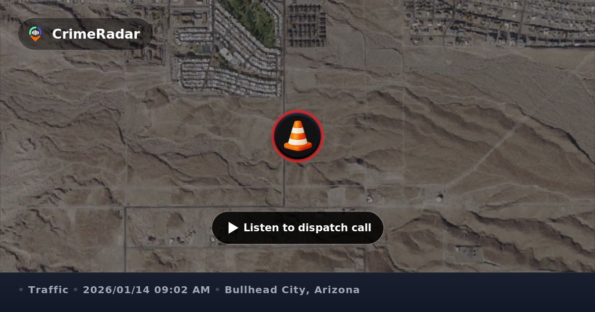 Possible vehicle accident near Oatman Highway, Bullhead City AZ ...