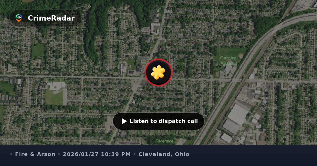 Crews battle house fire on West 170th Street, Cleveland OH | CrimeRadar