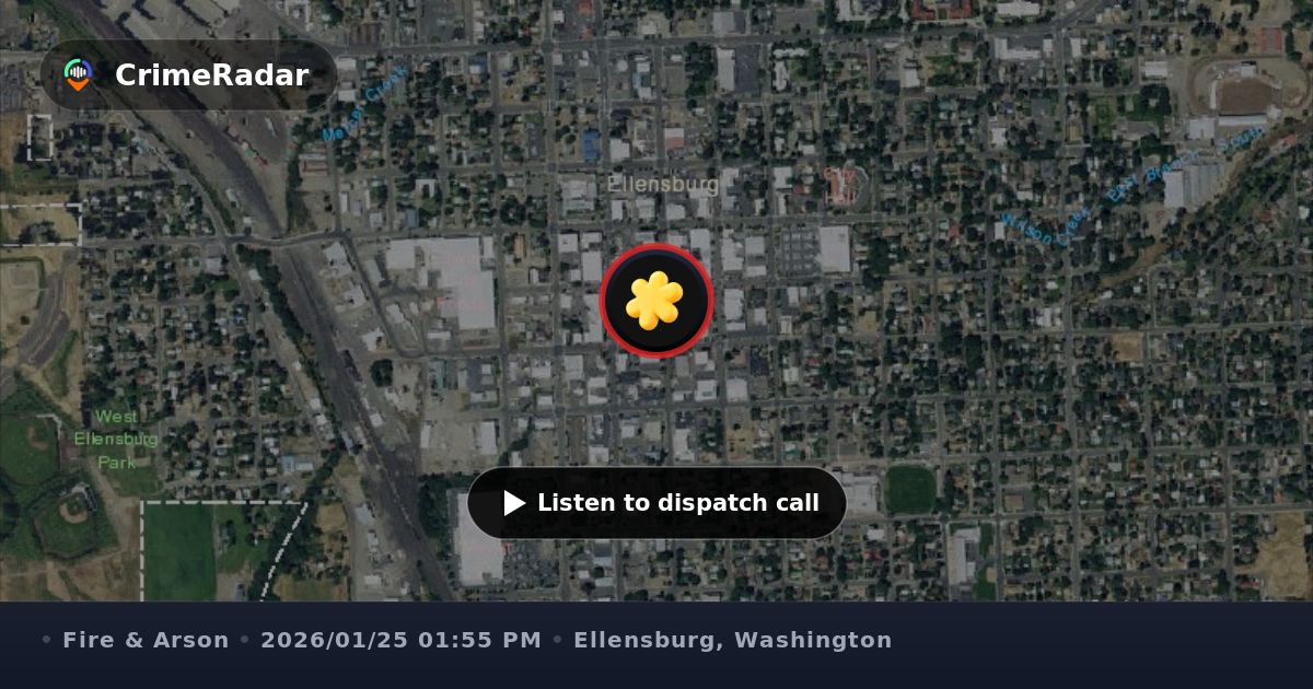 Possible gas leak at store on South Water Street, Ellensburg WA ...