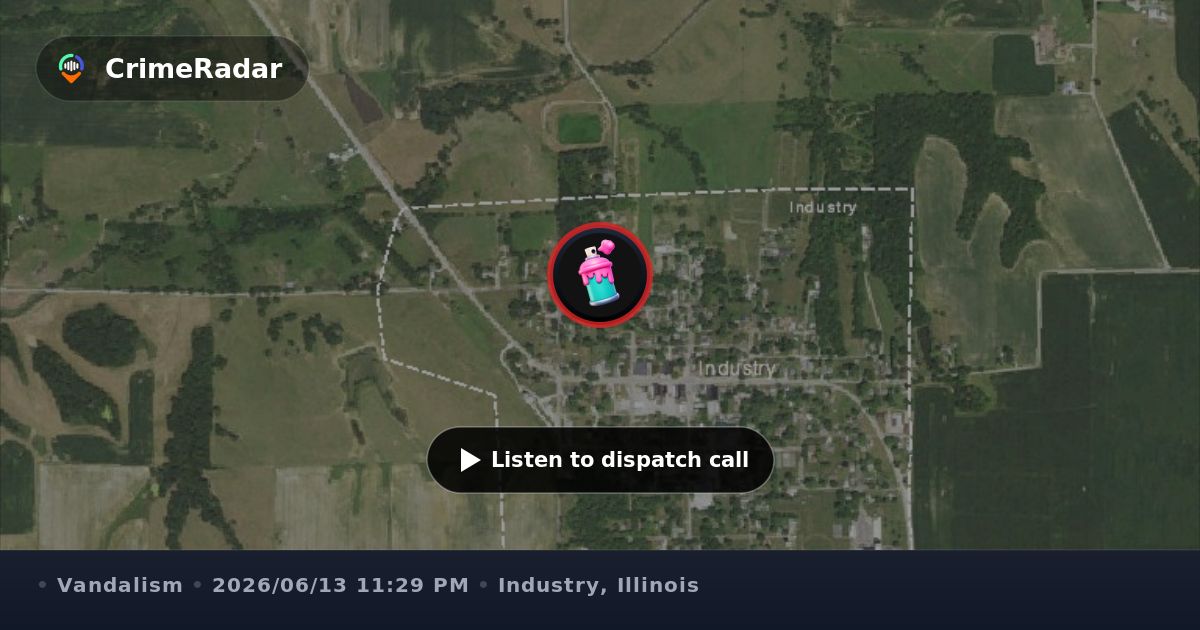 Driver damages curve signs on US 15 in Industry, Industry IL | CrimeRadar