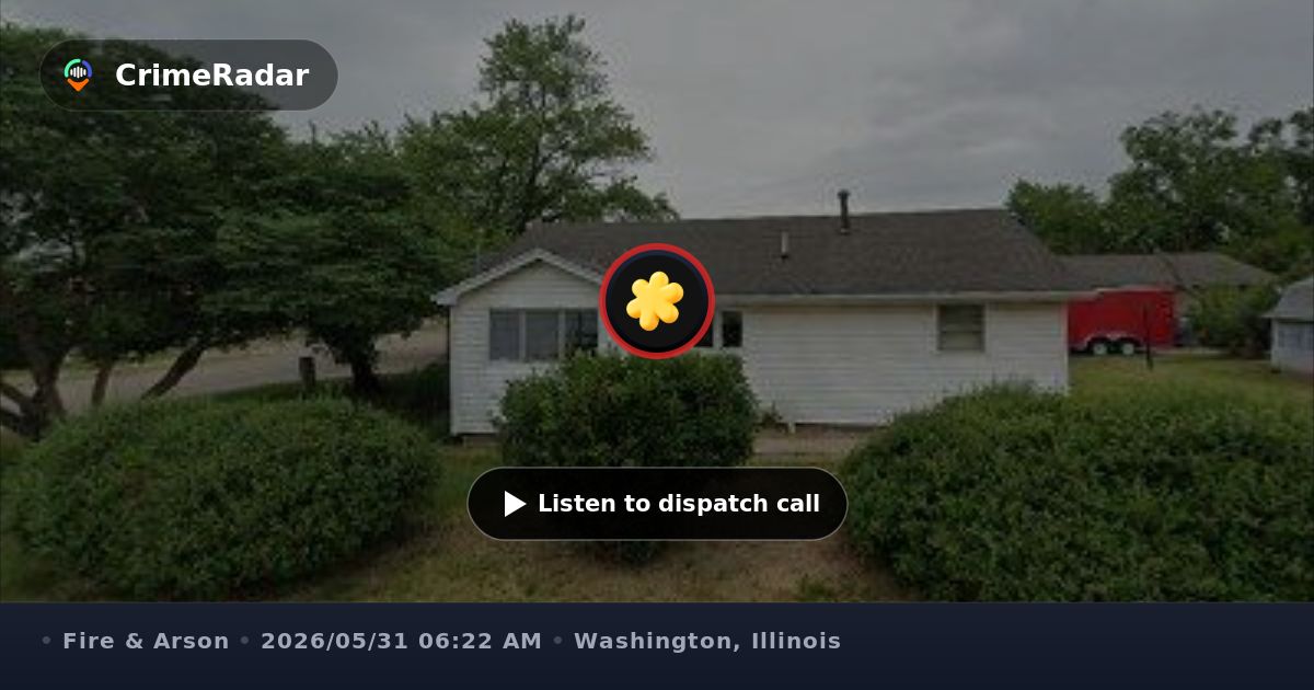 Apartment building fire on School Street in Washington, Washington IL ...