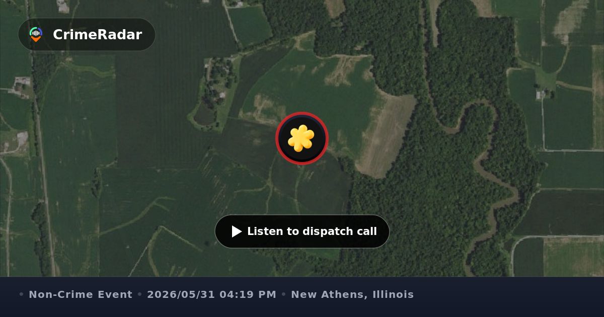 Accidental 911 call on Old Sand Road, New Athens IL | CrimeRadar