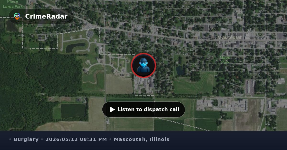 Search for burglary suspect near South 6th Street, Mascoutah IL ...