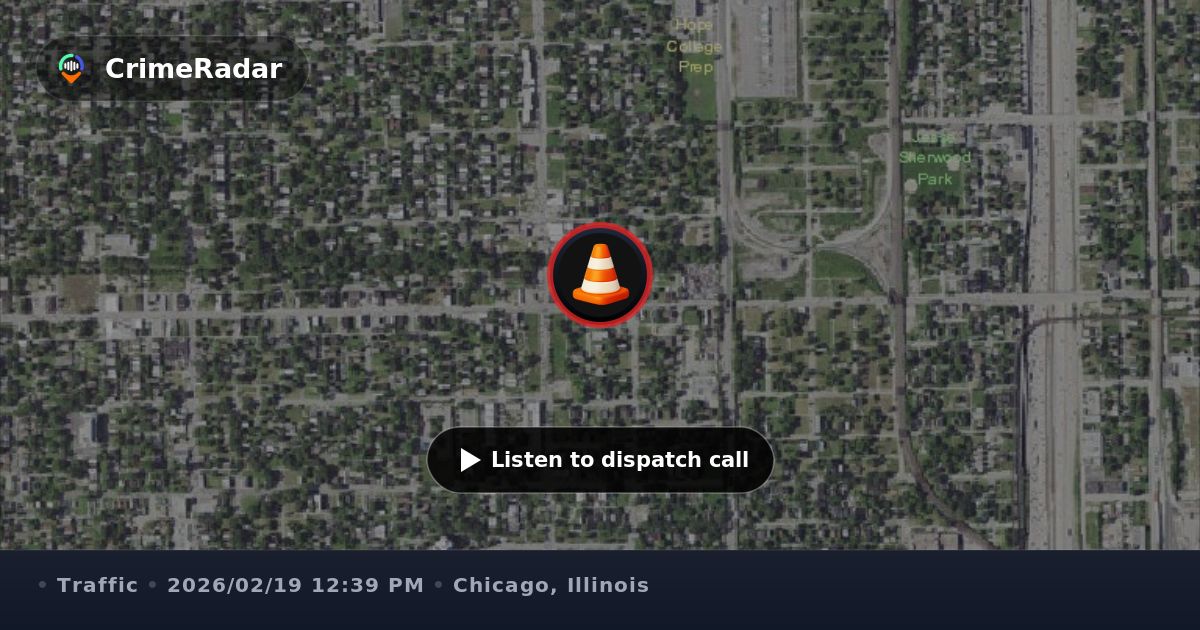 Officer checks reported pedestrian traffic incident, Chicago IL ...