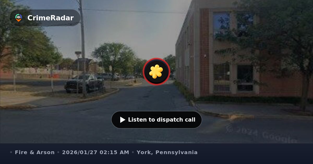 Apparent vehicle issue near South Court and East Newton, York PA ...