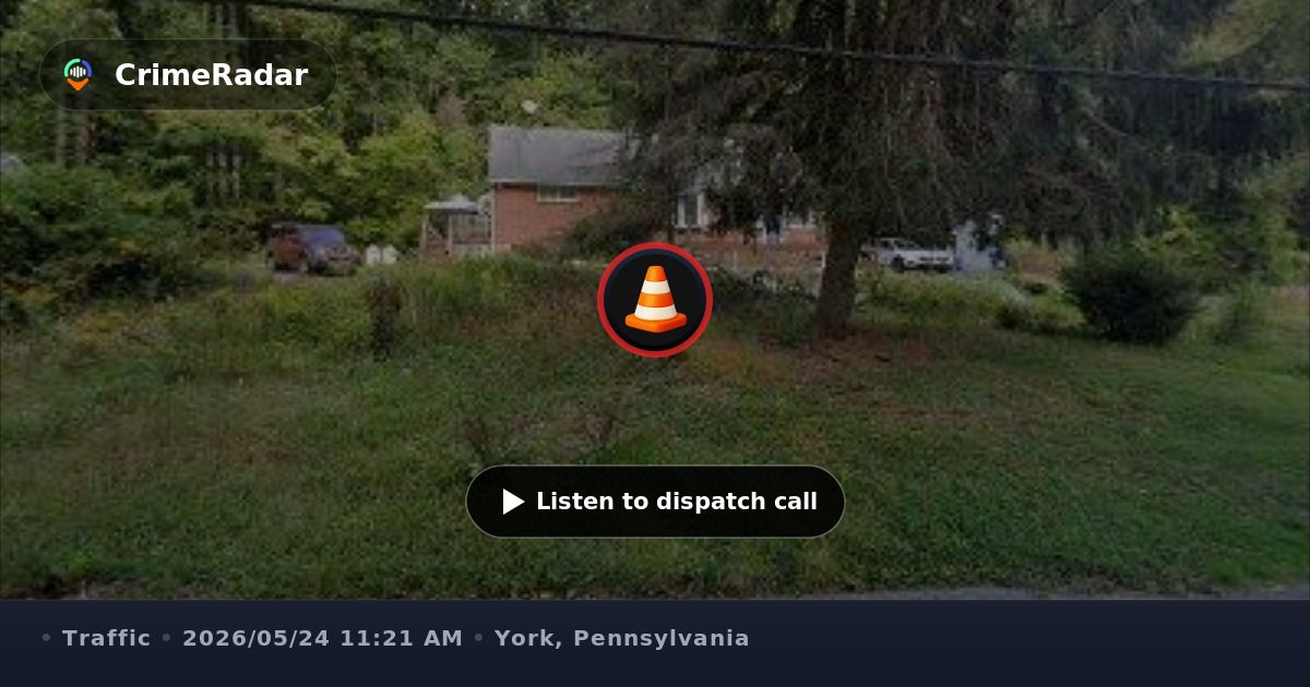 Driver pinned in crash on Old Quaker Road, York County PA | CrimeRadar