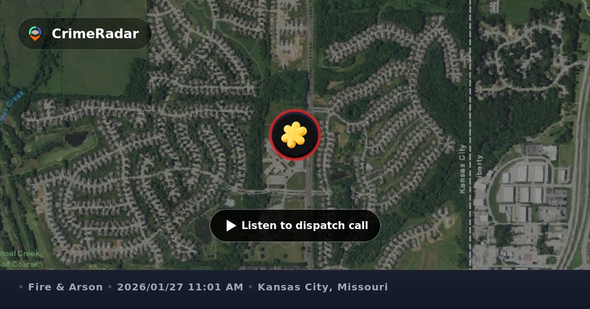 Fire crews respond to alarm near North Flintlock Rd, Kansas City MO ...