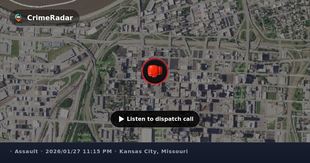 Apparent assault near Walnut St, Kansas City MO | CrimeRadar