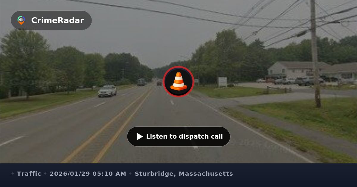 Ambulance responds to crash near Charlton Rd, Sturbridge MA | CrimeRadar