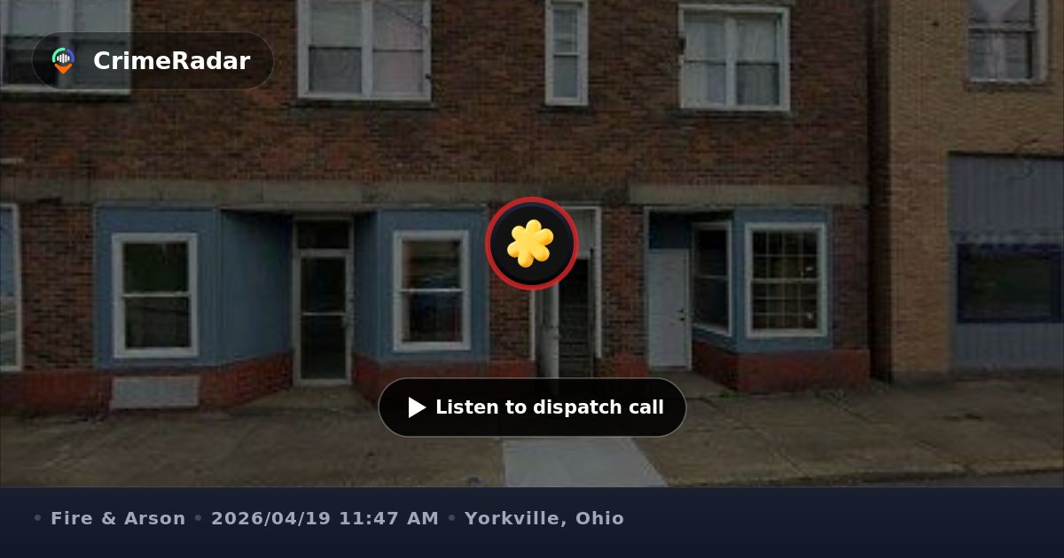 Commercial building fire on Public Road in Yorkville, Yorkville OH ...