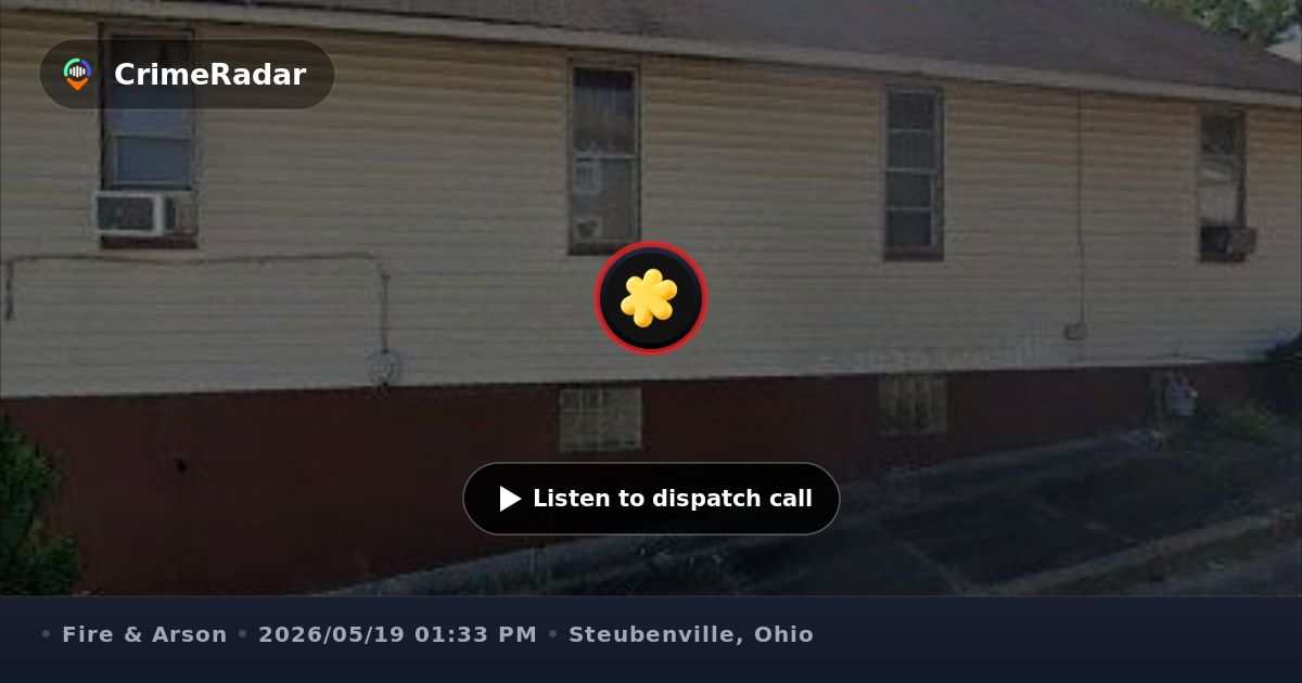 Light fixture fire reported in Toronto home, Steubenville OH | CrimeRadar