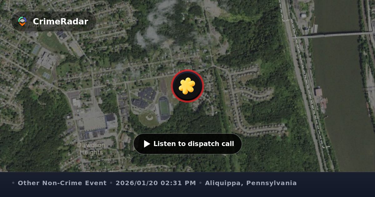 Fire crews assist police near Queens Mill Rd, Aliquippa PA | CrimeRadar