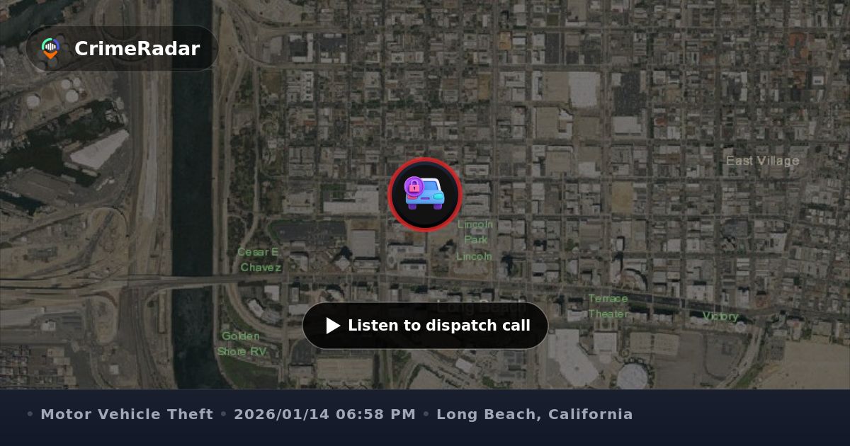 Auto burglary reported at Pike parking structure, Long Beach CA ...