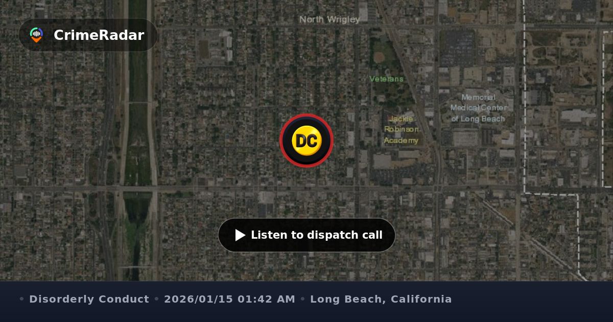 Possible disturbance at Aqua Towers complex, Long Beach CA | CrimeRadar