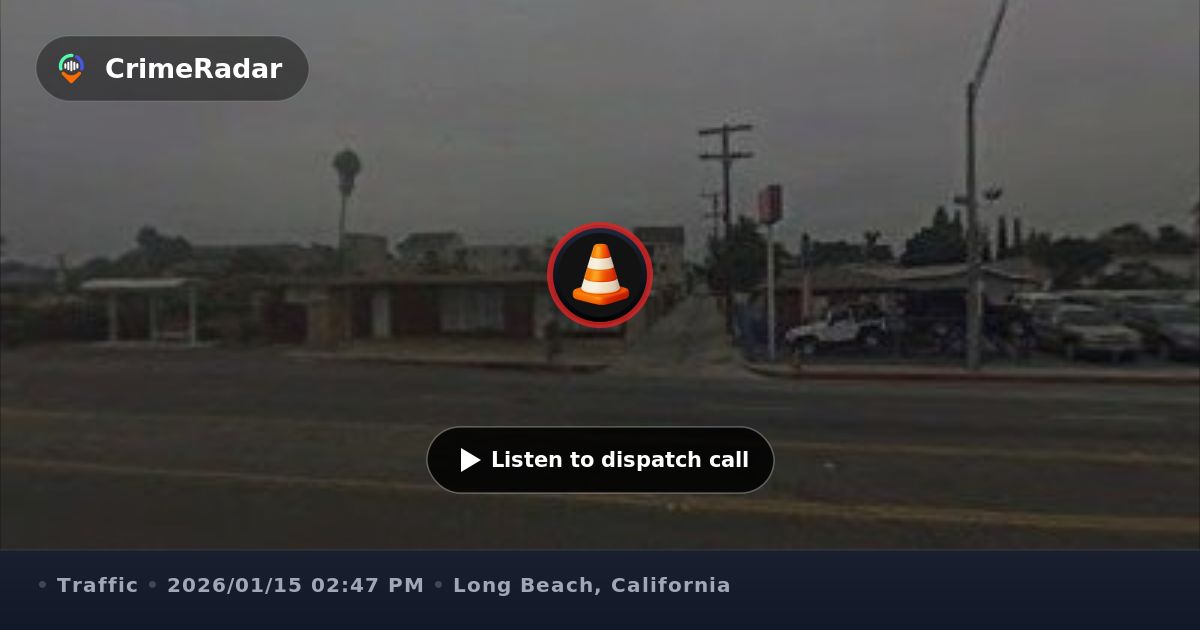 Traffic stop near Pacific Coast Highway, Long Beach CA | CrimeRadar