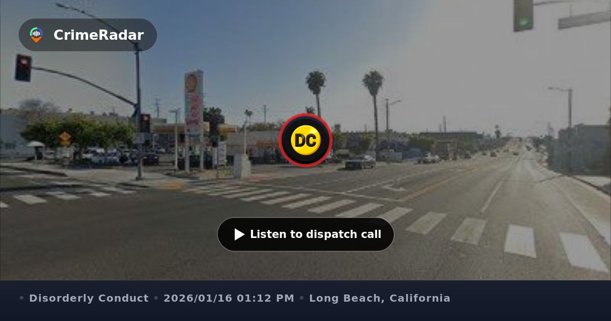 Road rage incident near Anaheim and Magnolia, Long Beach CA | CrimeRadar