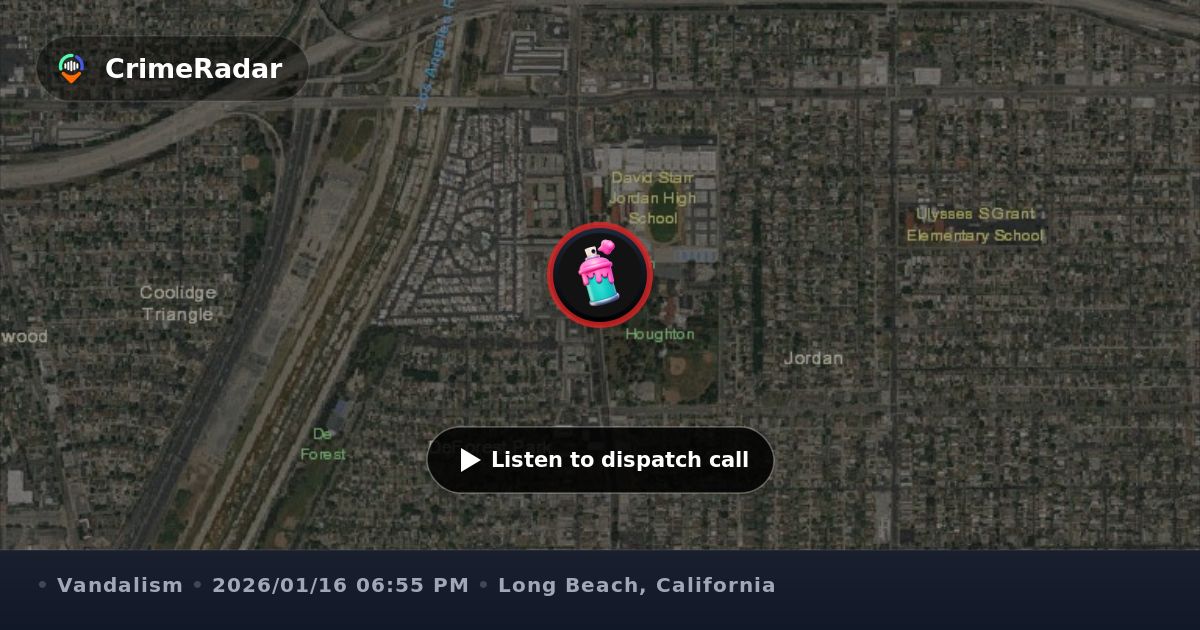 Graffiti or vandalism reported near Atlantic Ave, Long Beach CA ...